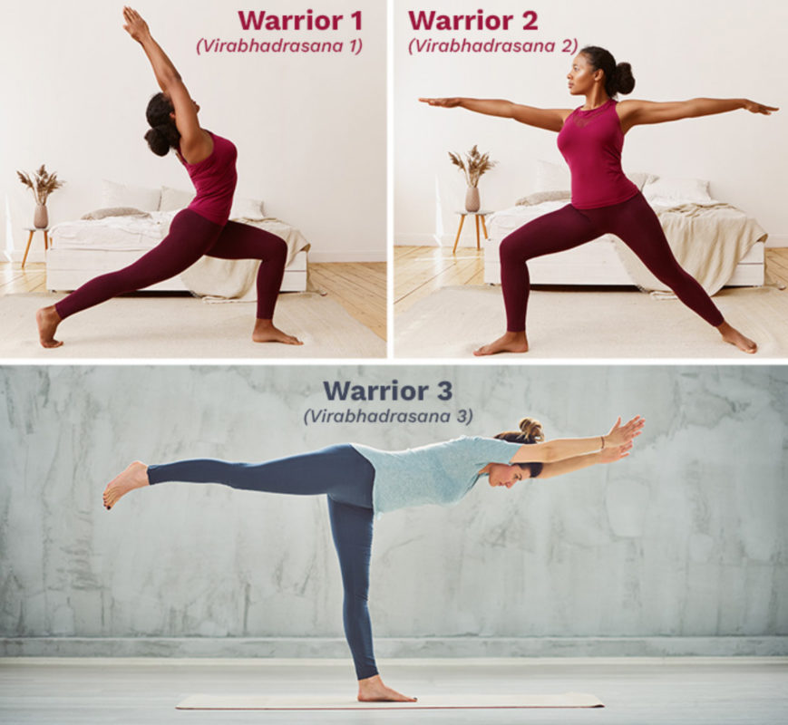 Warrior Pose 3 Variants For Hip Flexibility And Fortitude Sri Sri School Of Yoga
