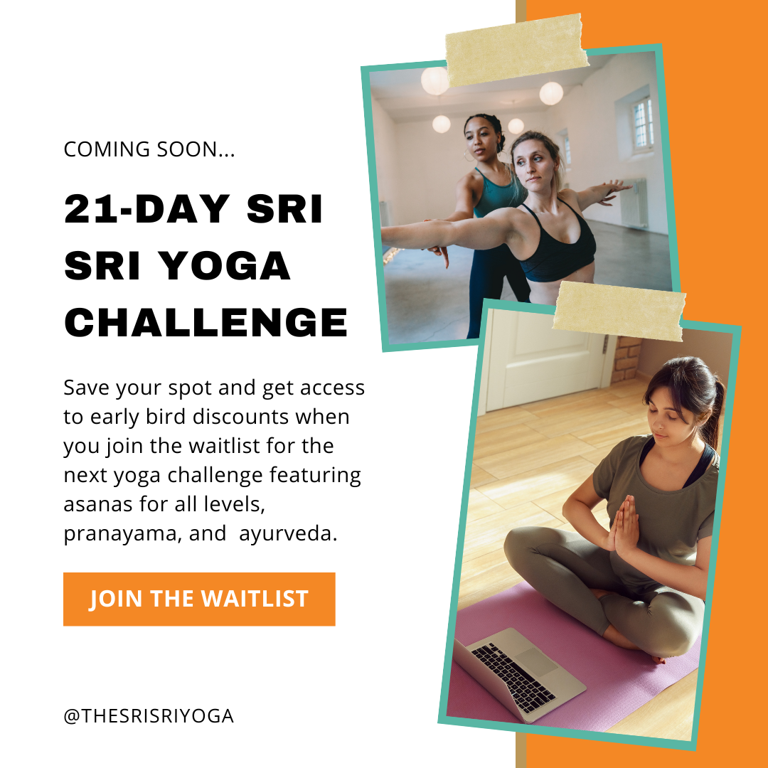 21-Day Challenge Wait List – Sri Sri School of Yoga